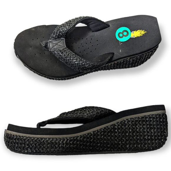Volatile | Shoes | Volatile Black Platform Flip Flops Y2k | Poshmark